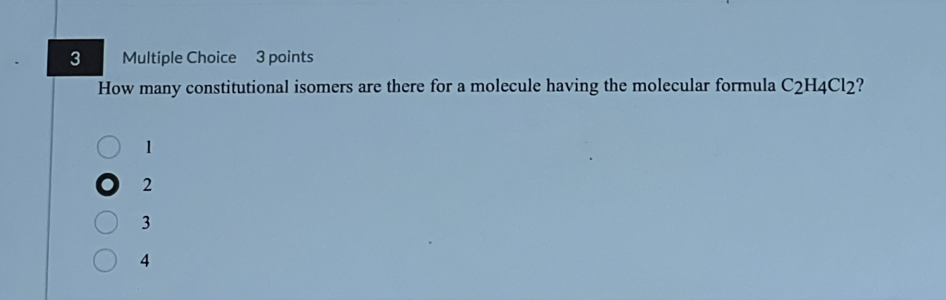 Solved 3Multiple Choice3 ﻿pointsHow many constitutional | Chegg.com