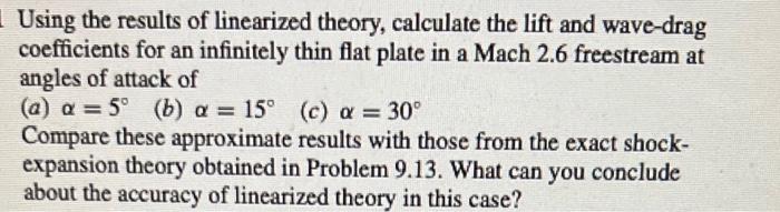 Solved also find the percent error in the linearized theory | Chegg.com