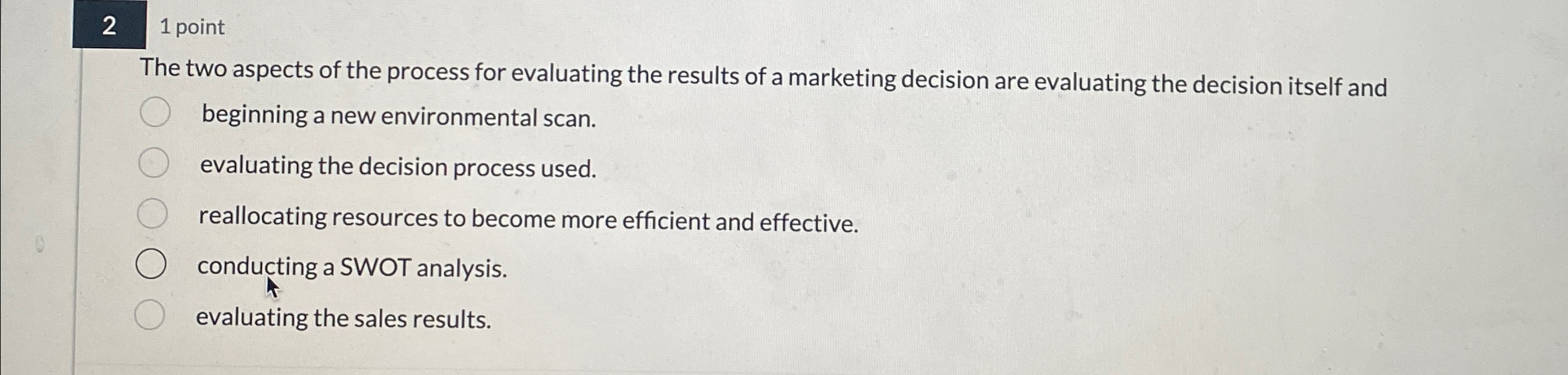 Solved 21 ﻿pointThe two aspects of the process for | Chegg.com