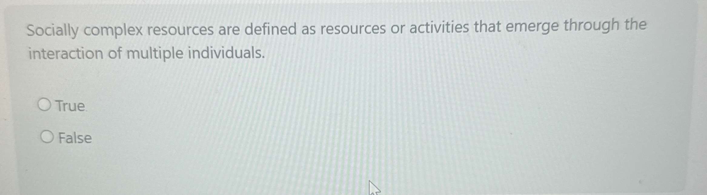 Solved Socially complex resources are defined as resources | Chegg.com