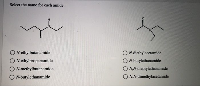 Solved Write the condensed notation for the amide. CH? | Chegg.com