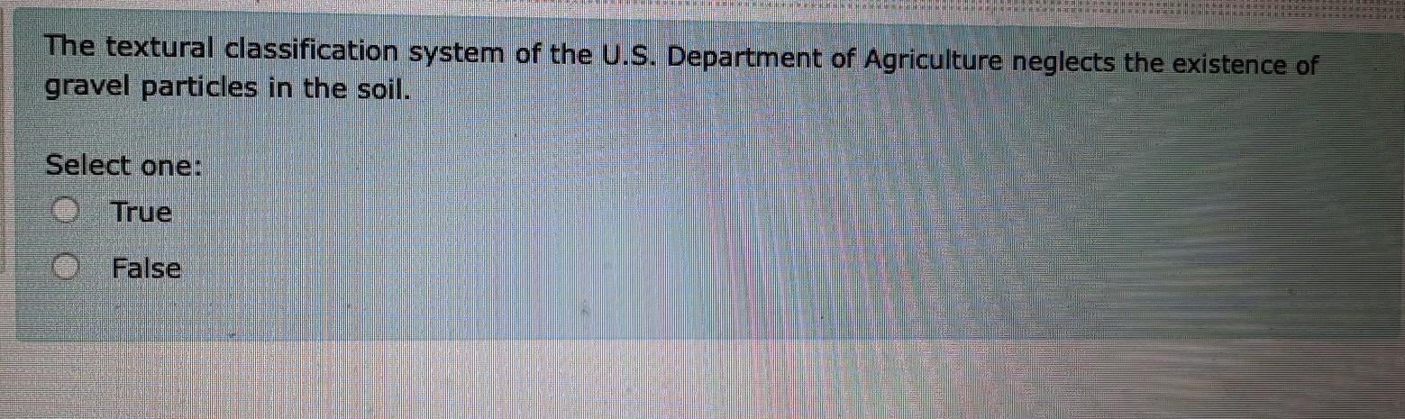 Solved The textural classification system of the U.S. | Chegg.com