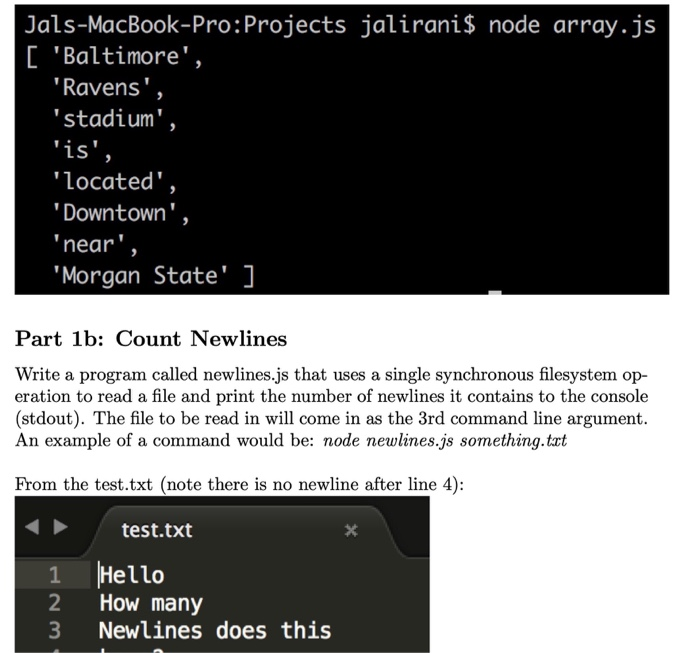 Solved Part la: Array Manipulation Download the array.js | Chegg.com