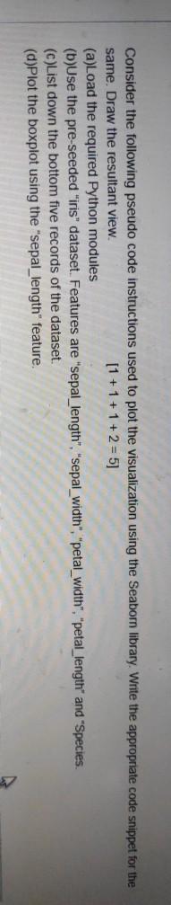 Solved Consider the following pseudo code instructions used | Chegg.com