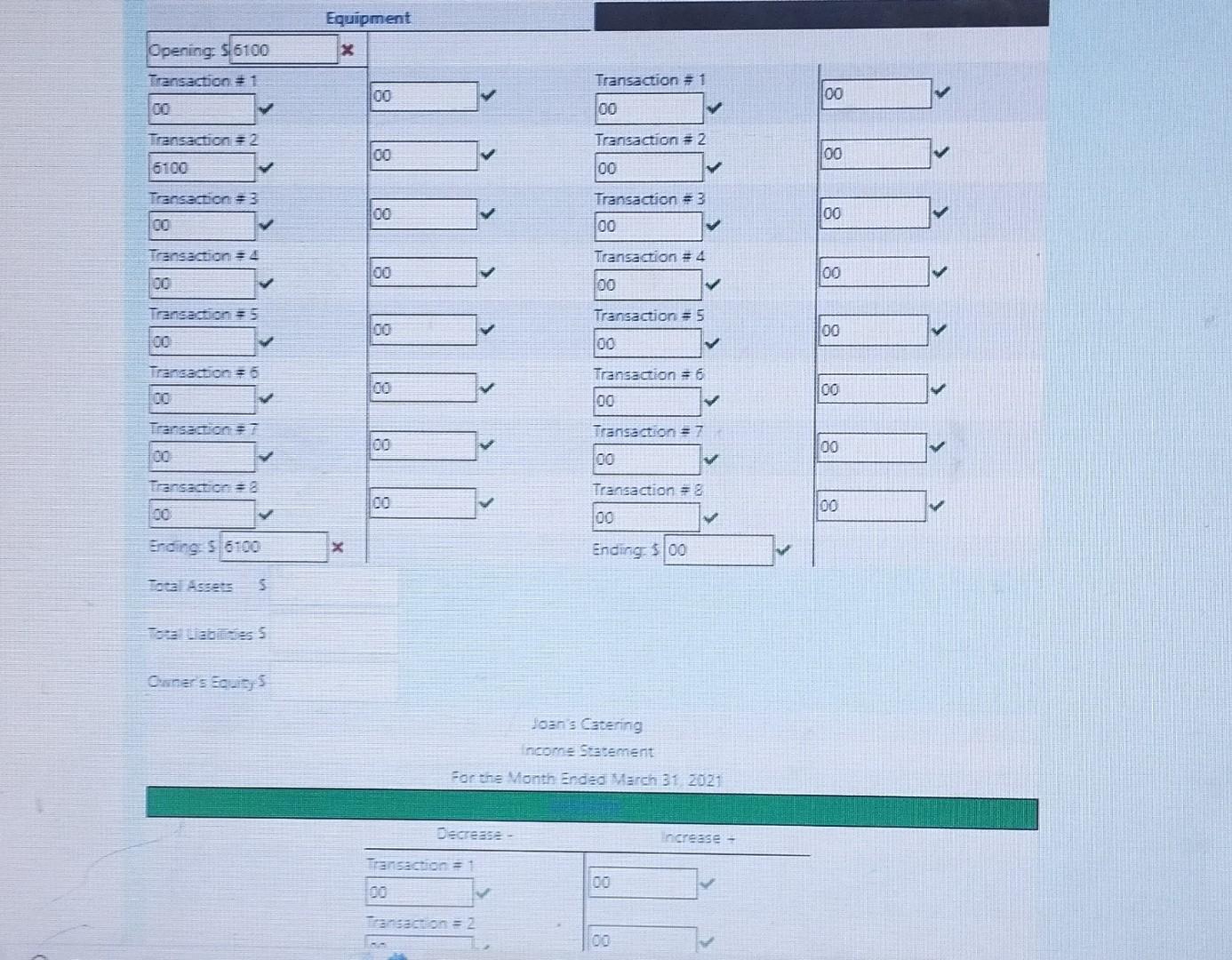 Solved equation is balanced. Do not enter dollar signs or | Chegg.com