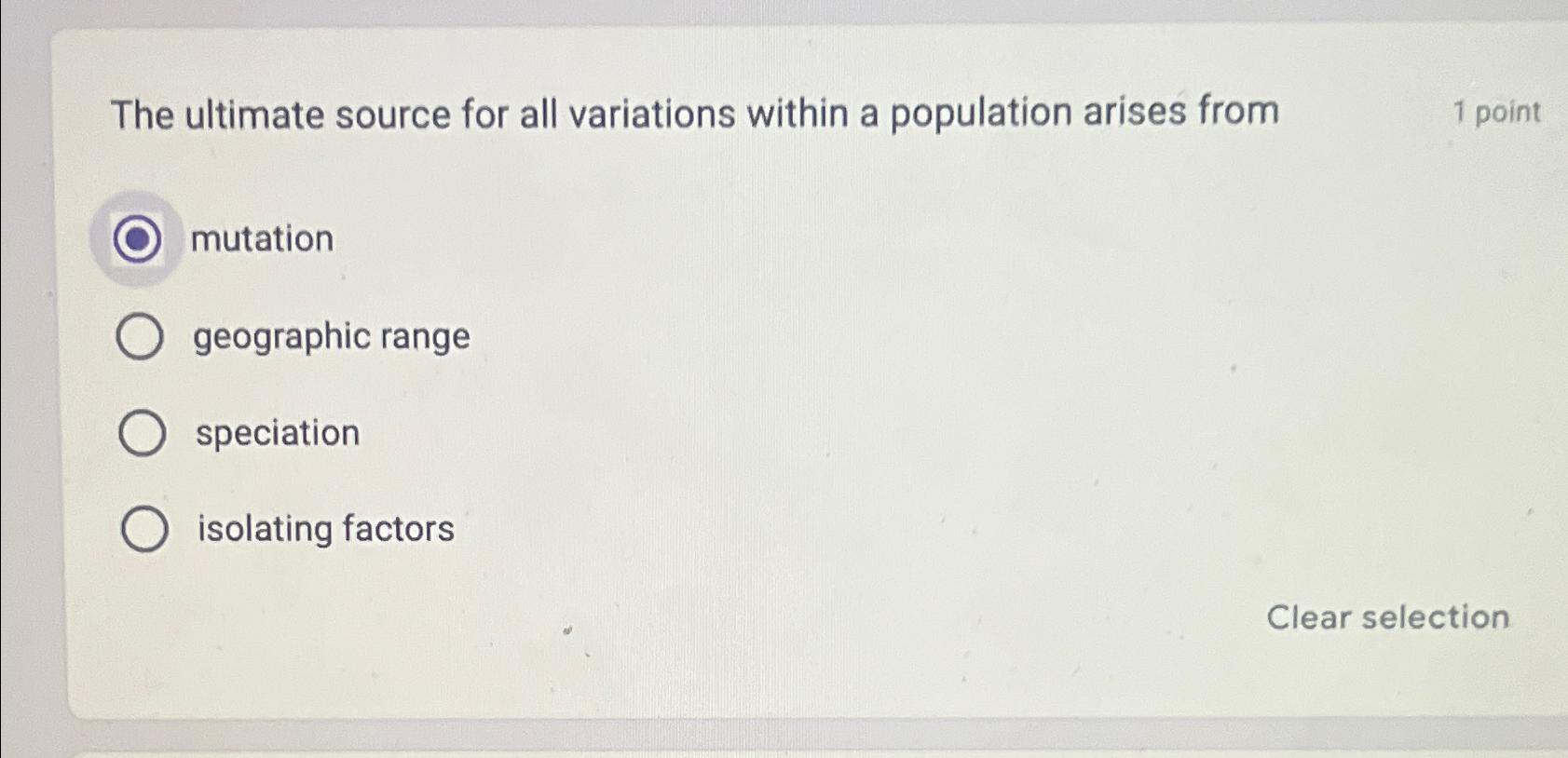 Solved The ultimate source for all variations within a | Chegg.com