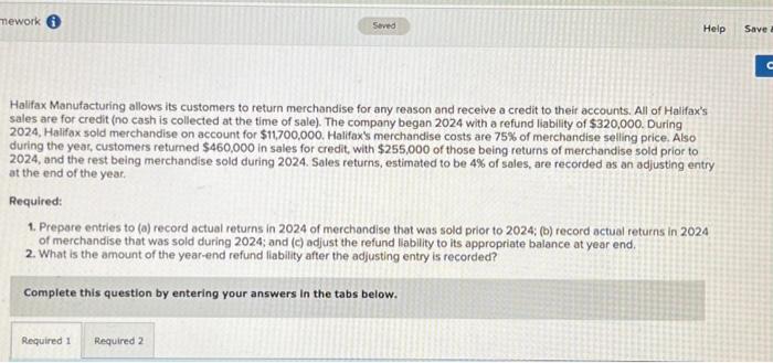 Journal entry worksheet 1 2 3 Record the year-end | Chegg.com