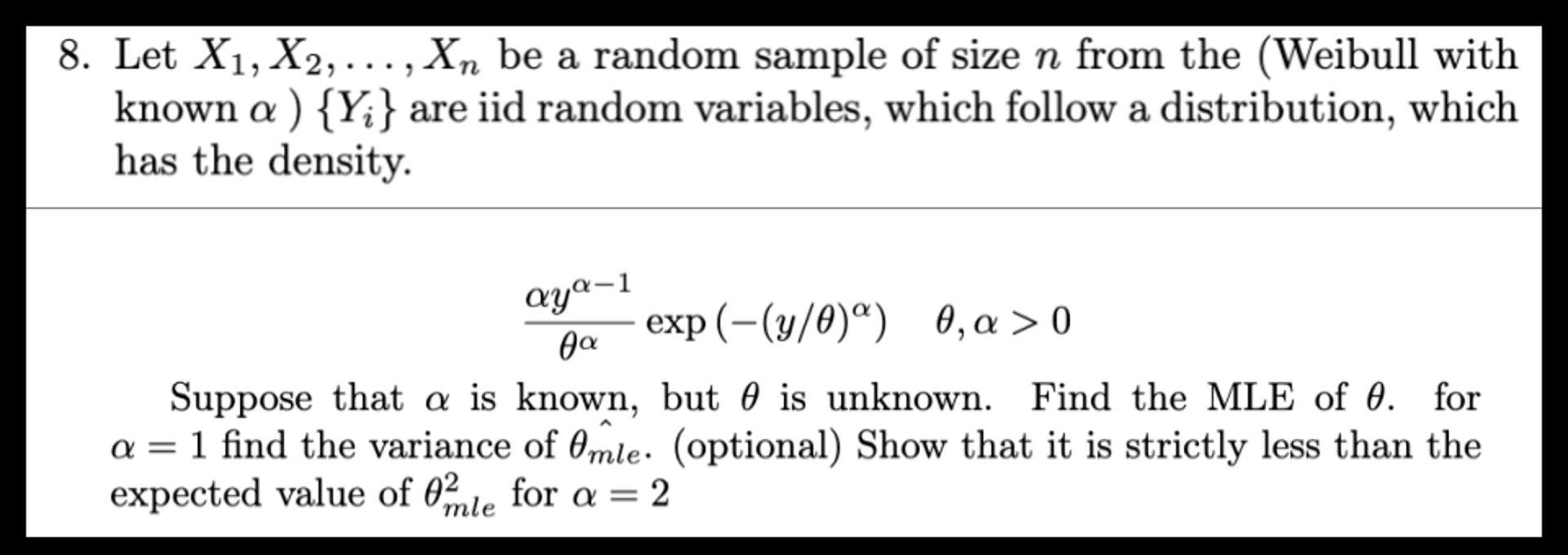 Solved Let x1,x2,dots,xn ﻿be a random sample of size n ﻿from | Chegg.com