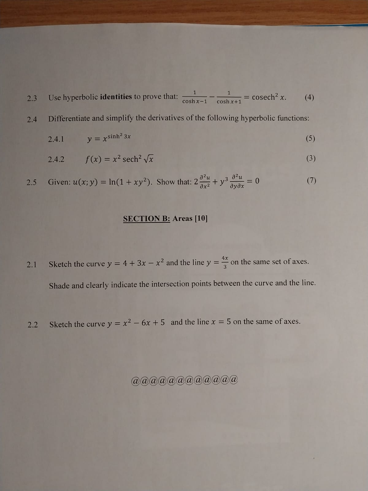 Solved 2.3 ﻿Use hyperbolic identities to prove that: | Chegg.com