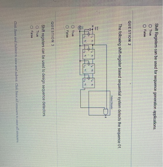 Solved Shift Registers can be used for sequence generation | Chegg.com