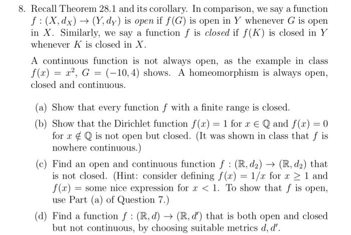 Solved Recall Theorem 28.1 and its corollary. In comparison, | Chegg.com