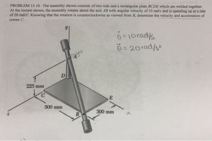 Solved PROBLEM 15.10. The assembly shown consists of two | Chegg.com
