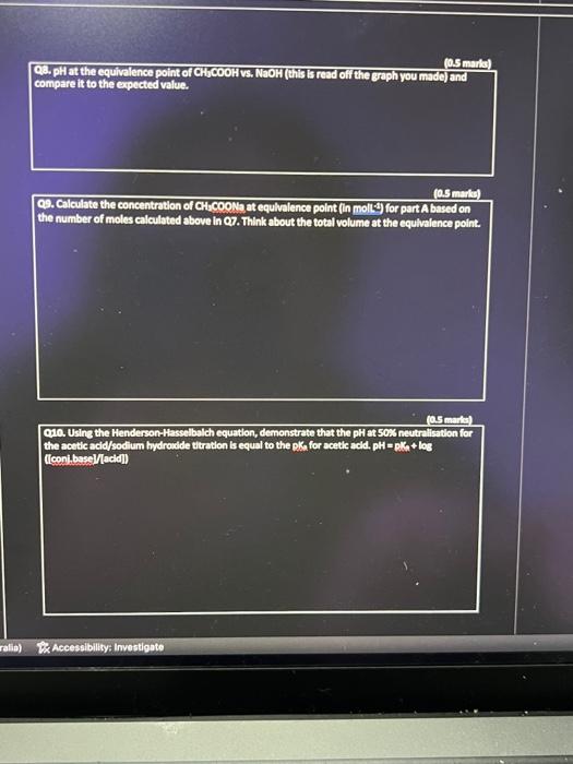 Solved Titration practhe first picture and first part of | Chegg.com