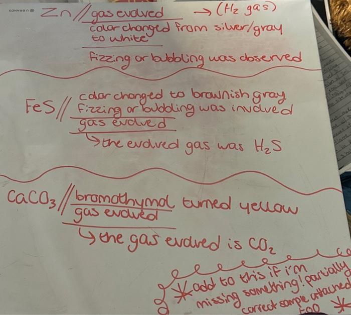 Solved 1. Write an investigation to determine if a gas | Chegg.com