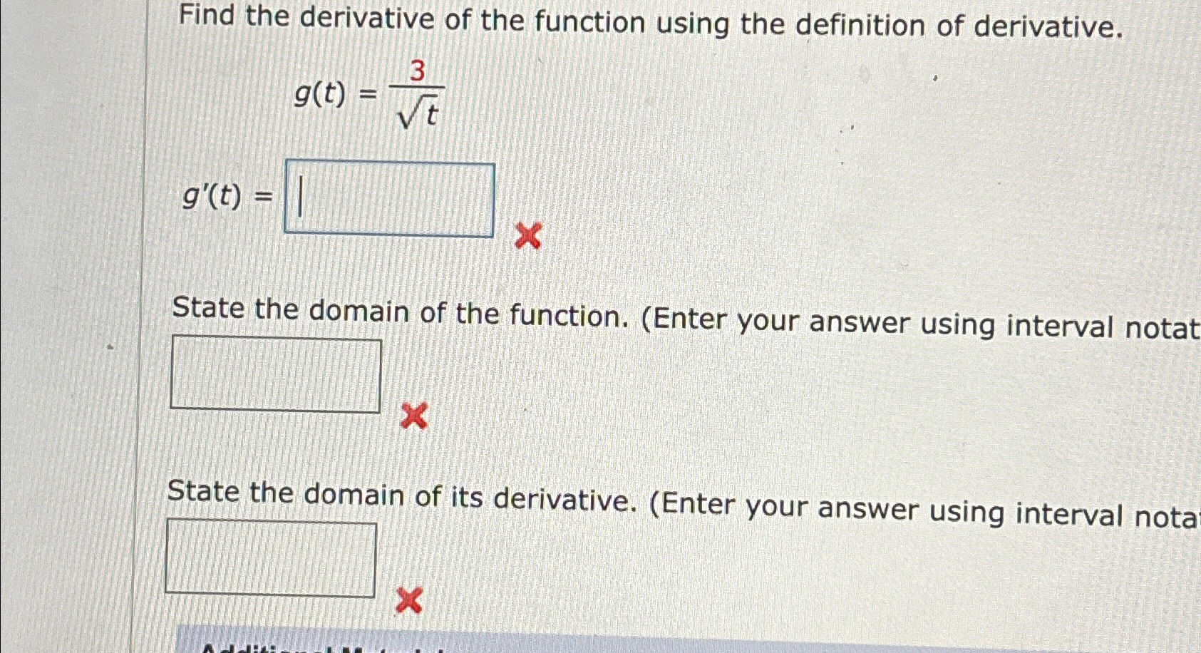 Solved Find the derivative of the function using the | Chegg.com