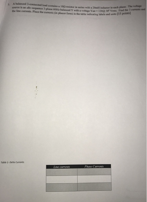 Solved A balanced 5-connected load contains a 100 residences | Chegg.com