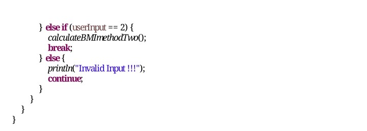 Solved The following java program is about calculating BMI | Chegg.com