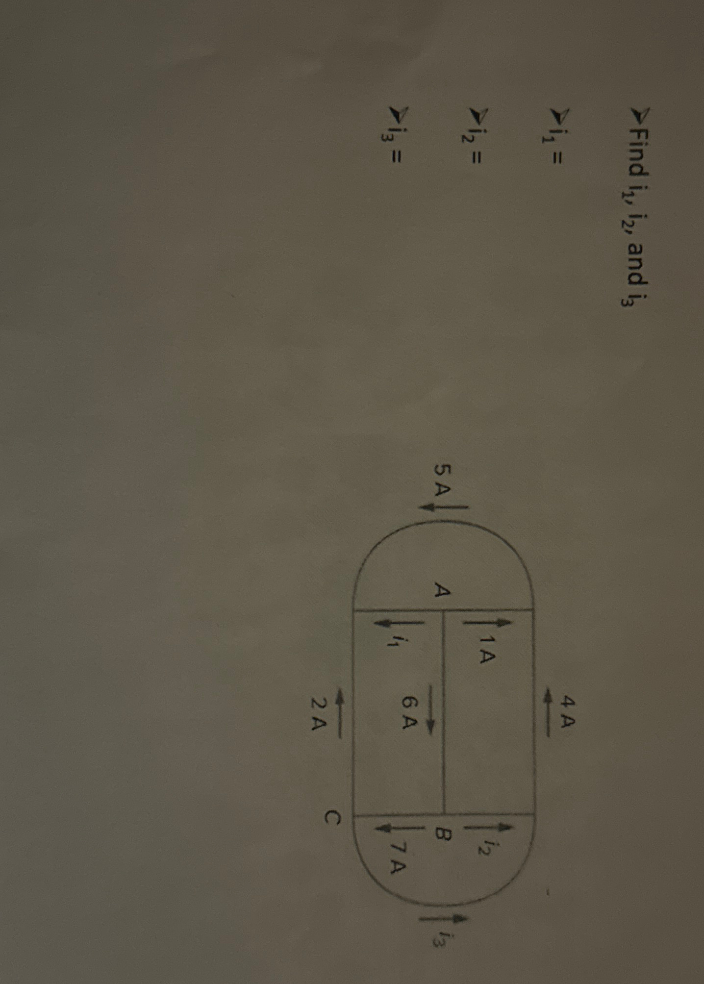 Solved Find i1,i2, ﻿and i3>i1=>i2=>i3= | Chegg.com