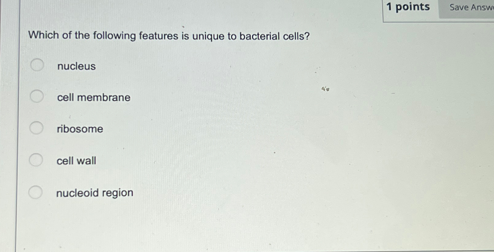 Solved 1 pointsWhich of the following features is unique to | Chegg.com Solved 1 pointsWhich of the following features is unique to | Chegg.com