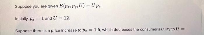 Solved Use each of the following indirect utility functions | Chegg.com