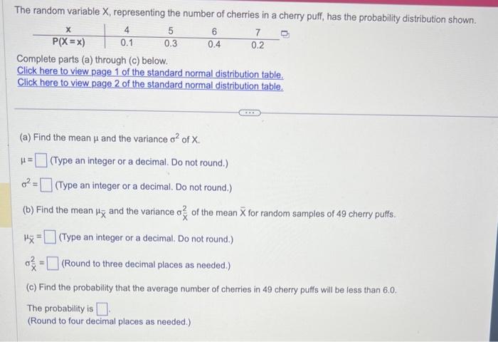 Solved The random variable X, representing the number of | Chegg.com