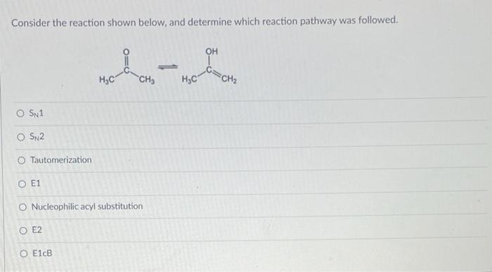 Solved Consider the reaction shown below, and determine | Chegg.com