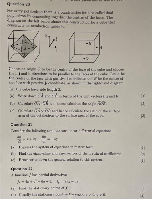 Solved Question 20 For every polyhedron there is a | Chegg.com
