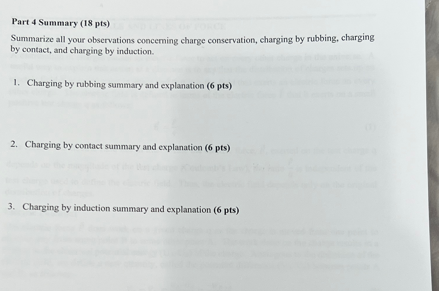 Solved Part 4 ﻿Summary (18 ﻿pts)Summarize all your | Chegg.com