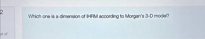 Solved Which one is a dimension of IHRM according to | Chegg.com