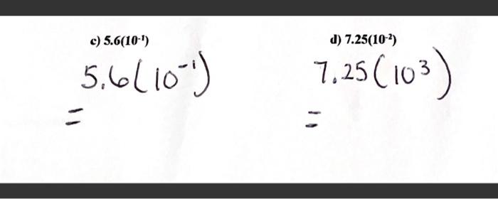 Solved Quick tip : move the decimal point to the right or | Chegg.com