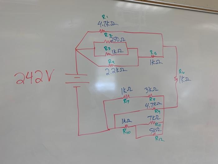 Solved find the resistor values, powers, voltages, and | Chegg.com