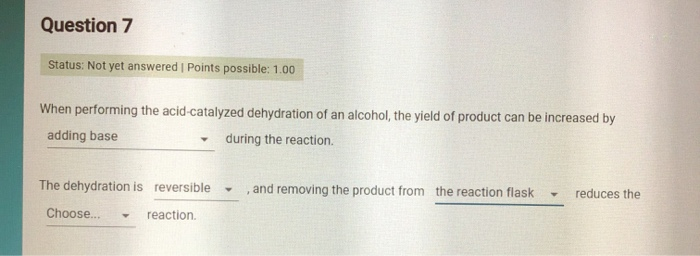 Solved Question 7 Status: Not yet answered Points possible: | Chegg.com