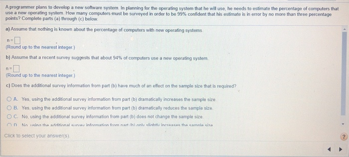 Solved A programmer plans to develop a new software system. | Chegg.com