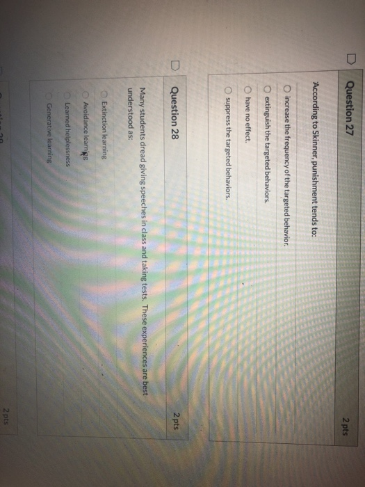 Solved Question 15 2 pts Classical conditioning is to | Chegg.com