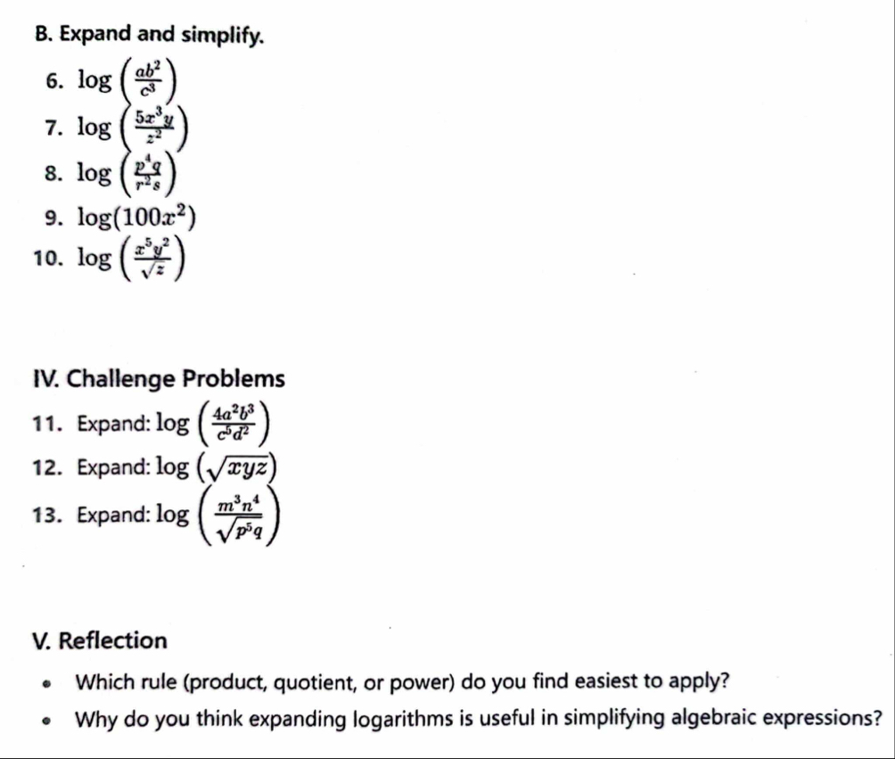 Solved B. ﻿Expand and | Chegg.com