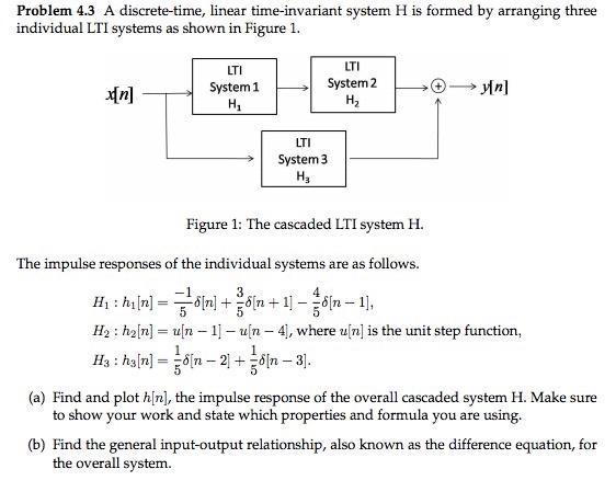 Solved Problem 4 3 A Discrete Time Linear Time Invariant