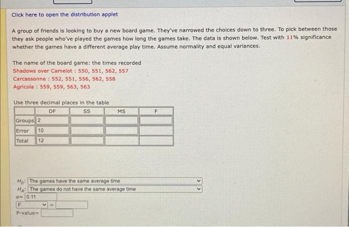 Solved Click here to open the distribution applet A group of | Chegg.com
