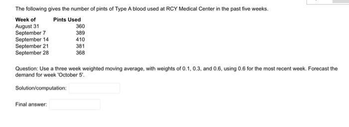 Solved Given the table below, complete the missing cell | Chegg.com