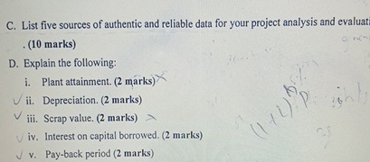 Solved C. ﻿List five sources of authentic and reliable data | Chegg.com