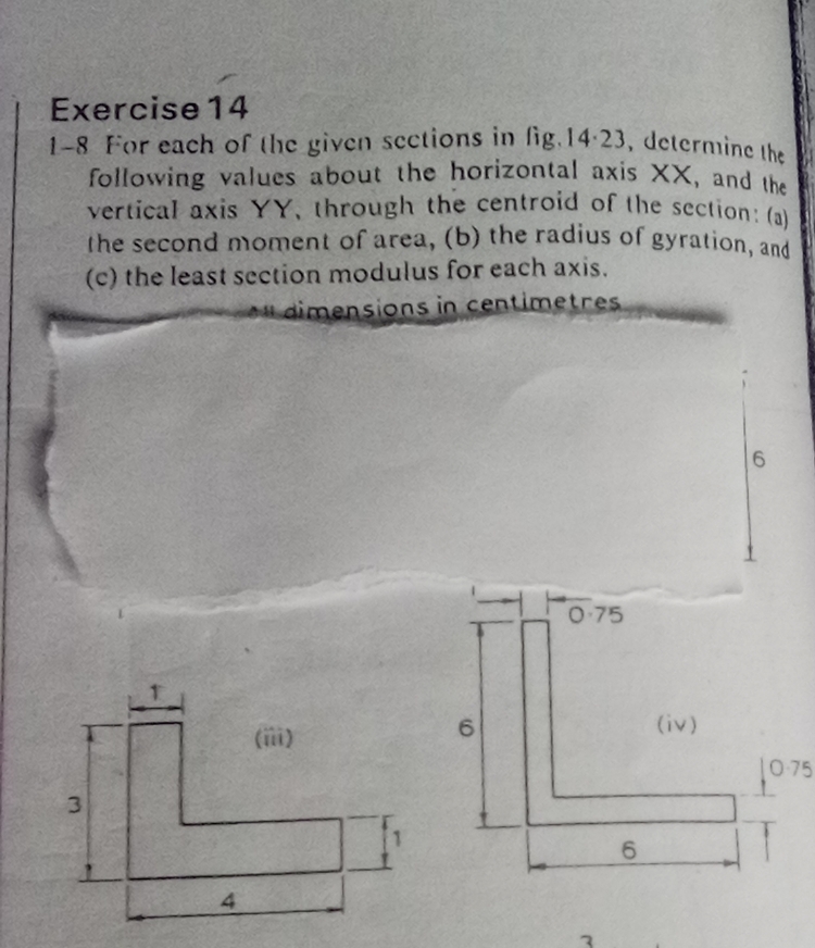 Solved Exercise 141-8 ﻿For each of the given sections in | Chegg.com