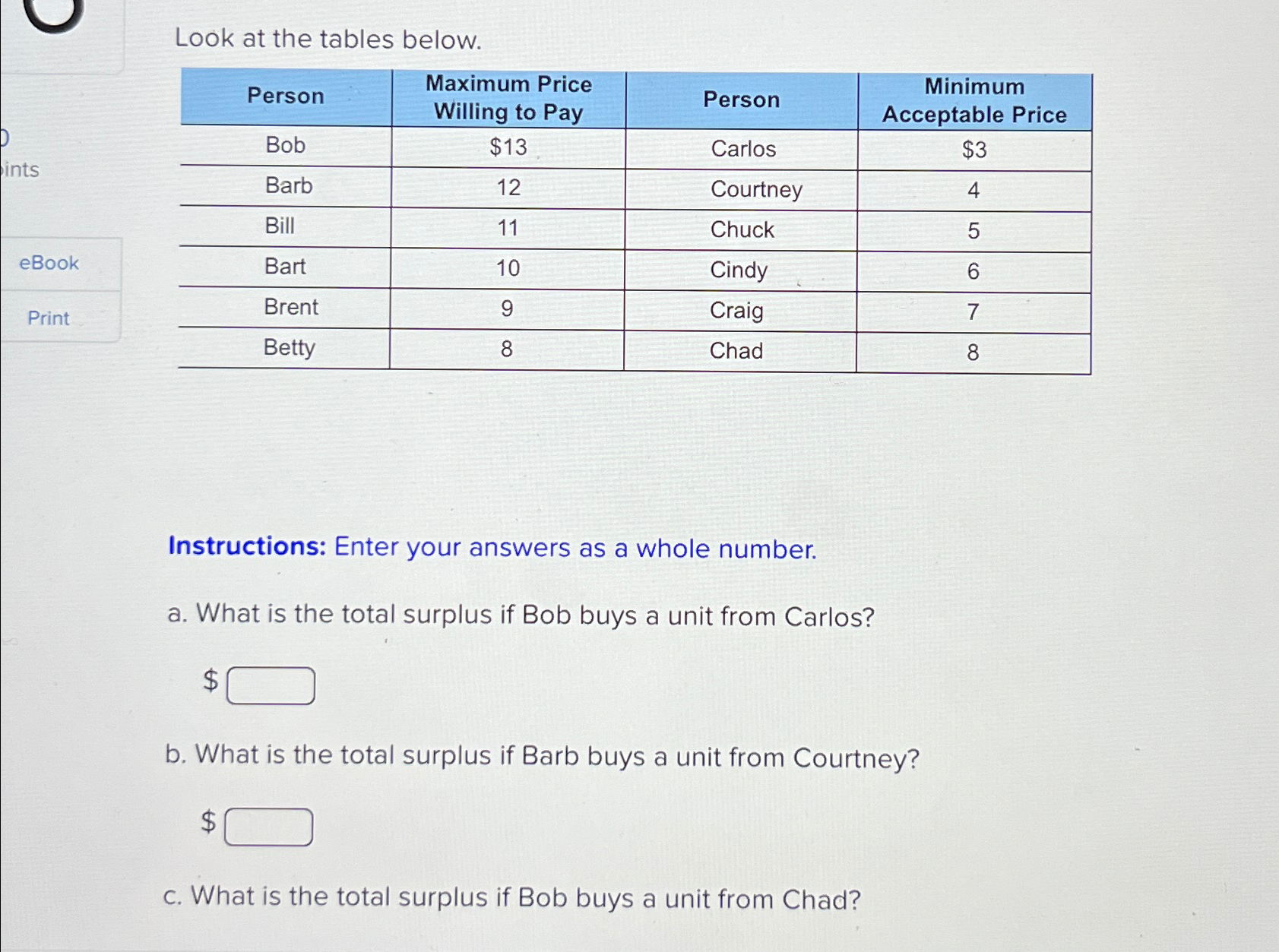 Solved Look at the tables | Chegg.com