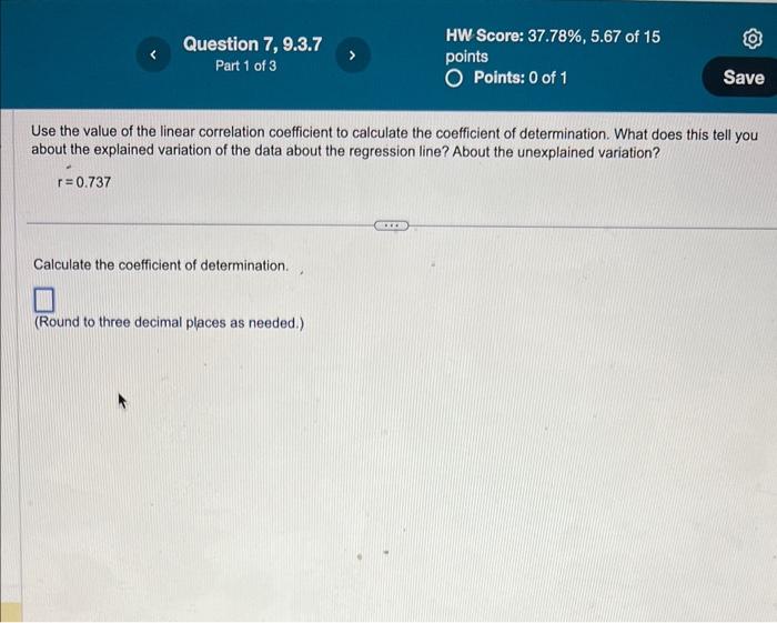Solved Use the value of the linear correlation coefficient | Chegg.com