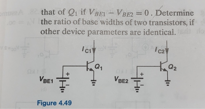Solved Figure 4.48 OSS- How 4.5. In the circuit of Fig 4.49, | Chegg.com