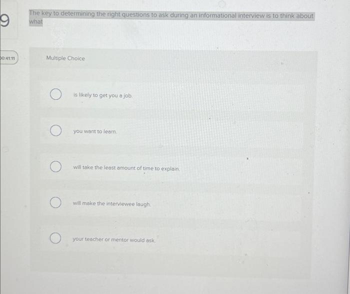 The key to determining the right questions to ask | Chegg.com