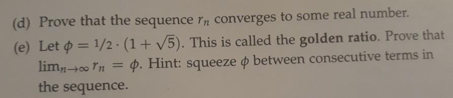 Solved 8. Consider the sequence of Fibonacci numbers, | Chegg.com