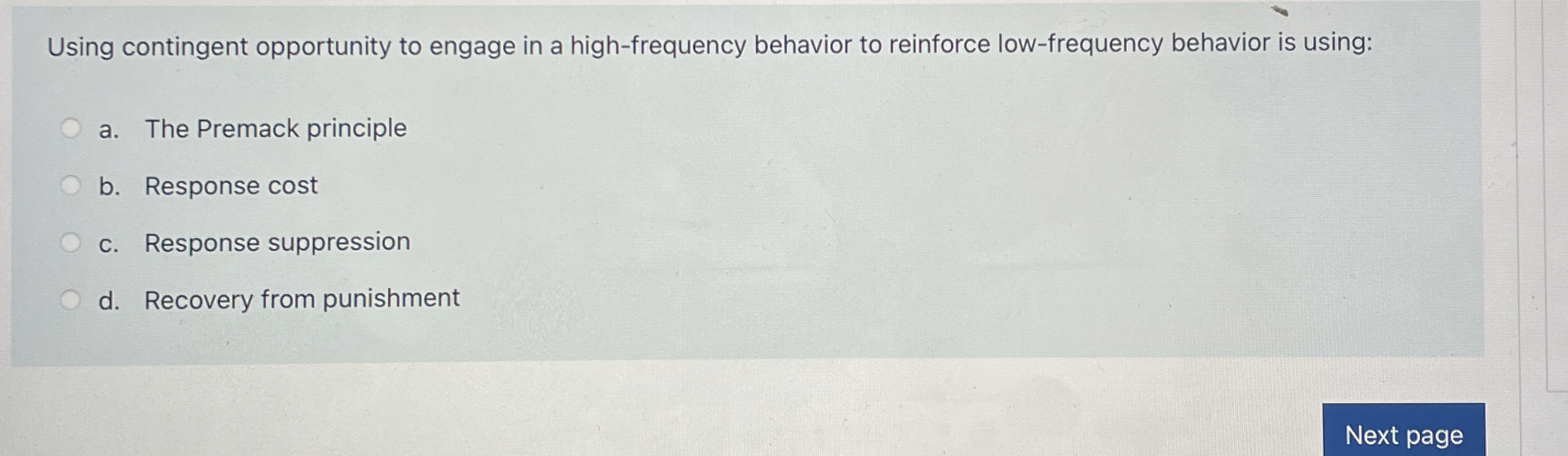 Solved Using contingent opportunity to engage in a | Chegg.com