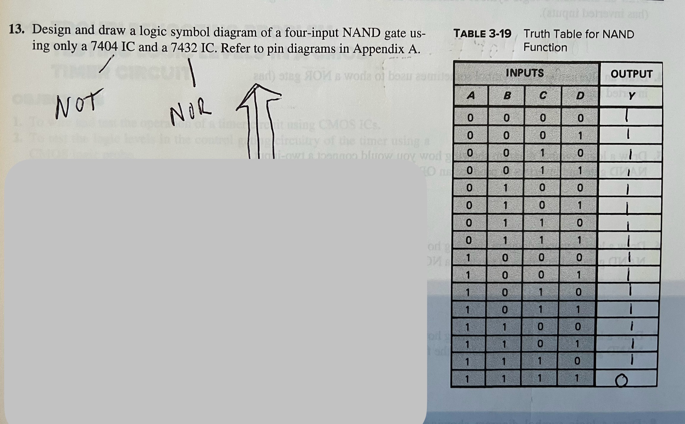 Solved Design and draw a logic symbol diagram of a | Chegg.com