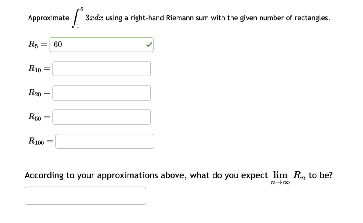 Solved Approximate ∫163xdx ﻿using a right-hand Riemann sum | Chegg.com