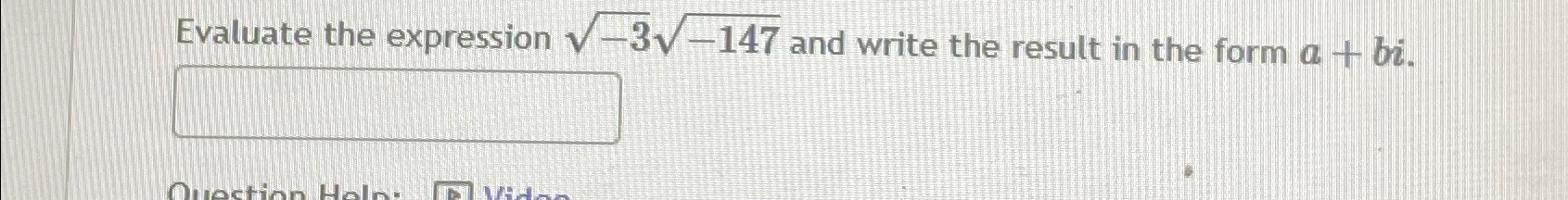 Solved Evaluate the expression -32-1472 ﻿and write the | Chegg.com