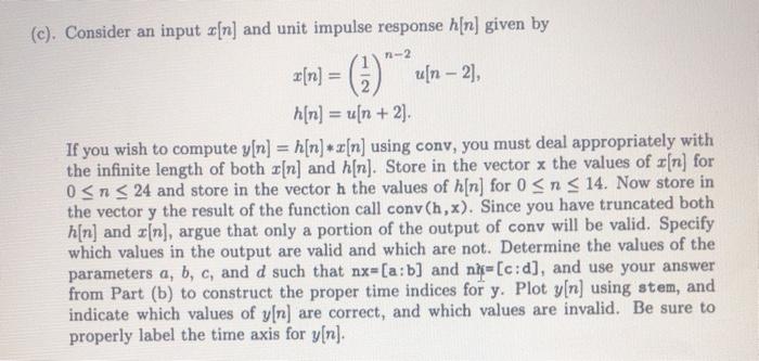 Solved 2.7 Discrete-Time Convolution The convolution of | Chegg.com